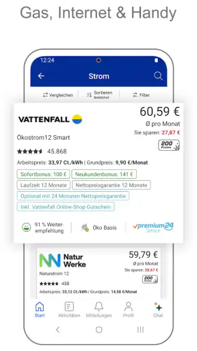 Laden Sie CHECK24 Vergleiche für Android & iOS herunter - Mobexer