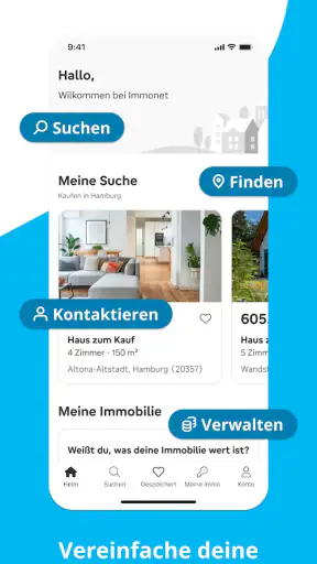 Laden Sie Immonet Immobilien Suche für Android & iOS herunter - Mobexer