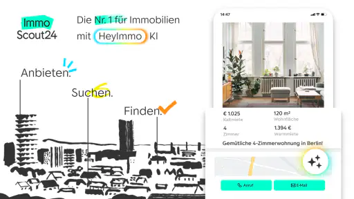 Laden Sie ImmoScout24 - Immobilien für Android & iOS herunter - Mobexer