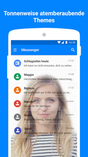 Laden Sie Messenger - Texting App für Android & iOS herunter - Mobexer
