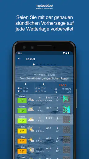 Laden Sie meteoblue Wetter & Karten für Android & iOS herunter - Mobexer