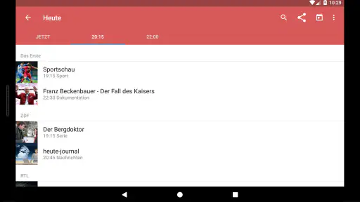 Laden Sie TV-Programm & Fernsehprogramm für Android & iOS herunter ...