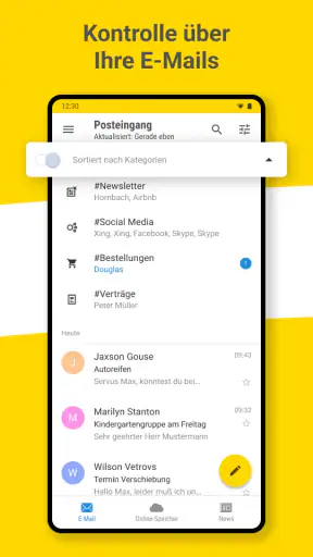 Laden Sie WEB.DE Mail, Cloud & News für Android & iOS herunter - Mobexer