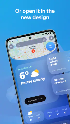 Laden Sie Yandex Weather & Rain Radar für Android & iOS herunter - Mobexer