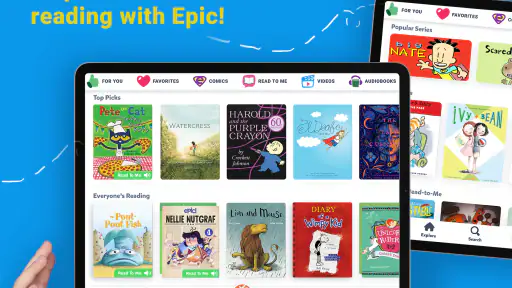 Download Epic: Kids' Books & Reading for Android & iOS - Mobexer