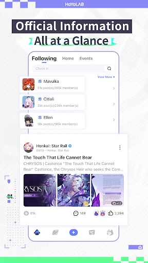 Download HoYoLAB for Android & iOS - Mobexer