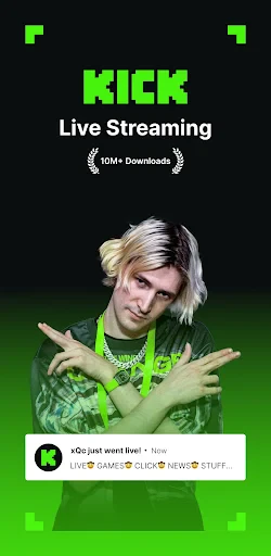 Download Kick: Live Streaming for Android & iOS - Mobexer