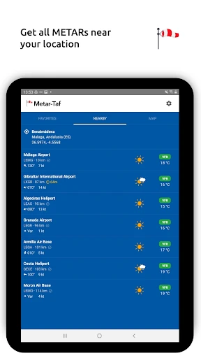 Download Metar-Taf - Visual decoder for Android & iOS - Mobexer