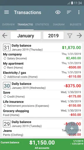 Download My Budget Book for Android & iOS - Mobexer