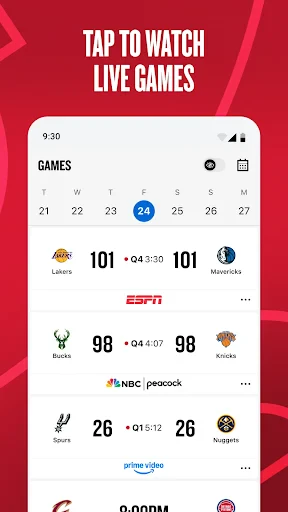 Download NBA: Live Games & Scores for Android & iOS - Mobexer
