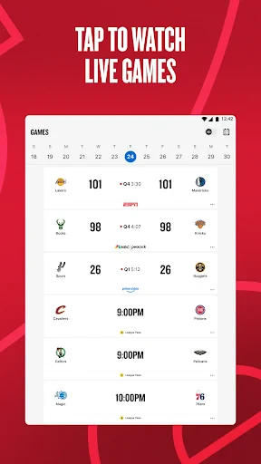 Download NBA: Live Games & Scores for Android & iOS - Mobexer