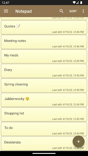 Download Notepad - simple notes for Android & iOS - Mobexer