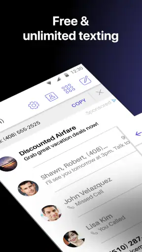 Download Text Free: Calling & Texting for Android & iOS - Mobexer