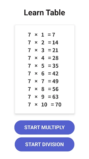 Download Times Table - Learn Math for Android & iOS - Mobexer