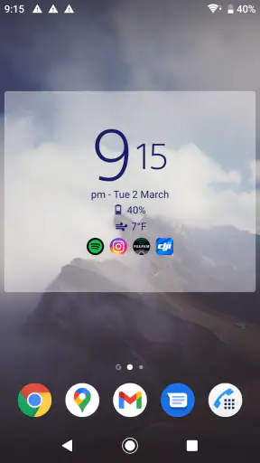 Digital Clock & Weather Widget をAndroidとiOSでダウンロード - Mobexer