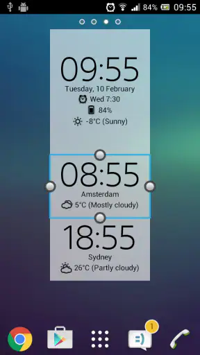 Digital Clock & Weather Widget をAndroidとiOSでダウンロード - Mobexer