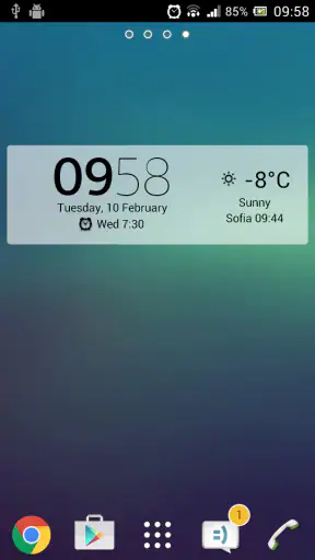 Digital Clock & Weather Widget をAndroidとiOSでダウンロード - Mobexer