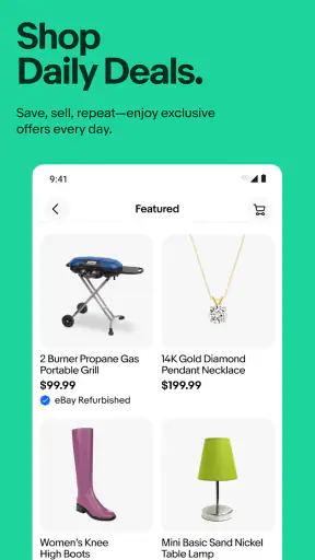 eBay online shopping & sellingをAndroid & iOSでダウンロード - Mobexer