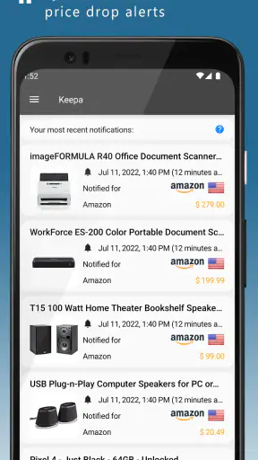 Keepa - Amazon Price TrackerをAndroid & iOSでダウンロード - Mobexer