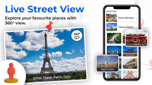 Street View Map Navigation App をAndroidとiOSでダウンロード - Mobexer