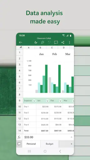Ladda ner Microsoft Excel: Spreadsheets för Android & iOS - Mobexer